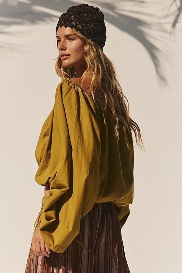 Free People Cabana Top - Dried Tobacco