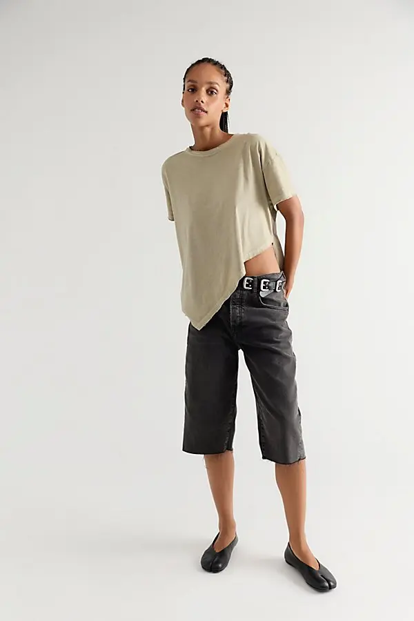 TRICIA FIX Easy Asymmetric Tee - Plaza