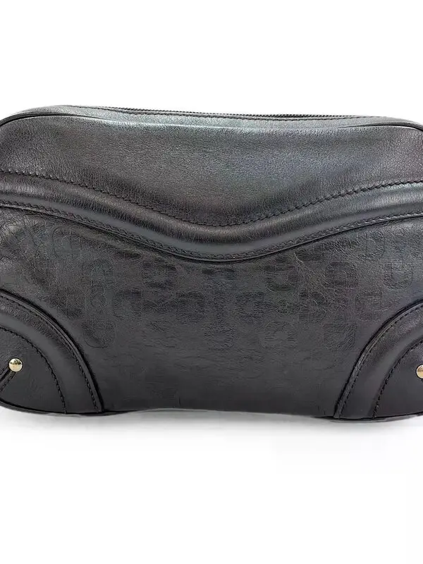 Gucci 2000s Horsebit Pattern Shoulder Bag