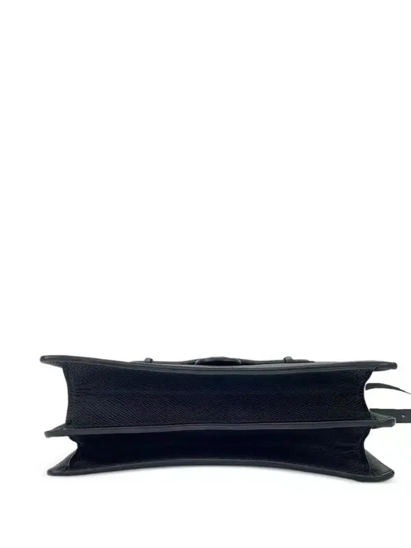 Celine Grained Leather Shoulder Bag - Black