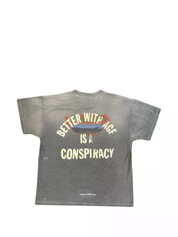 BETTER WITH AGE Graphic Print T-shirt