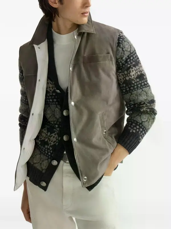 Brunello Cucinelli Suede Down Vest