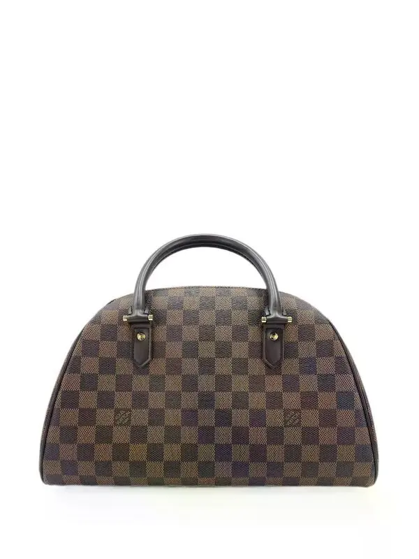 LOUIS VUITTON 2005 Damier Ebène Riviera Tote Bag - Brown