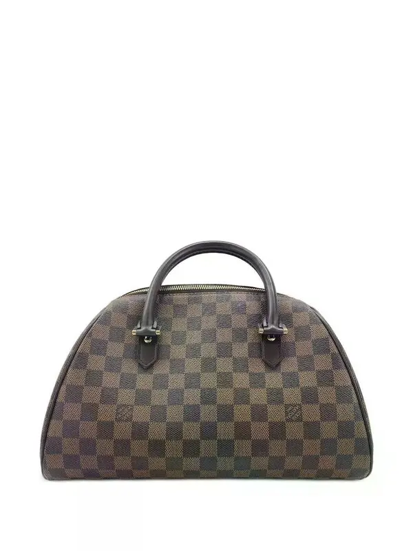 LOUIS VUITTON 2005 Damier Ebène Riviera Tote Bag - Brown