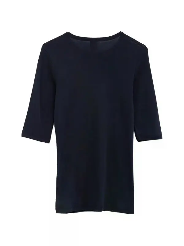 FLORE FLORE Anna Elbow-length Sleeve T-shirt - Blue