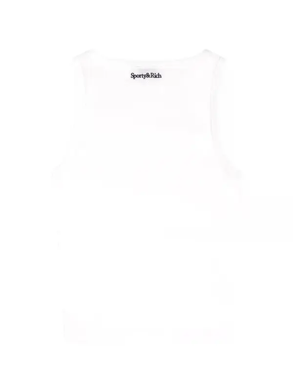 Sporty & Rich Yankees Krystal Cropped Tank Top