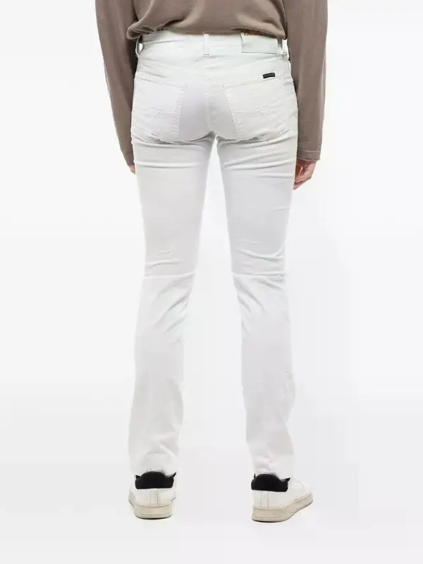 Corneliani Lazisefix Five-pocket Trousers - White