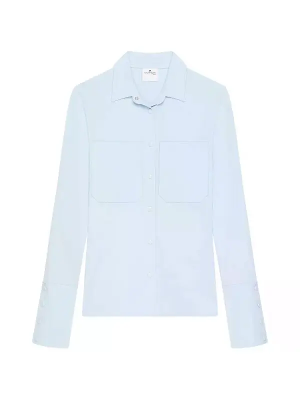 COURREGES Two-pocket Jersey Shirt - Blue