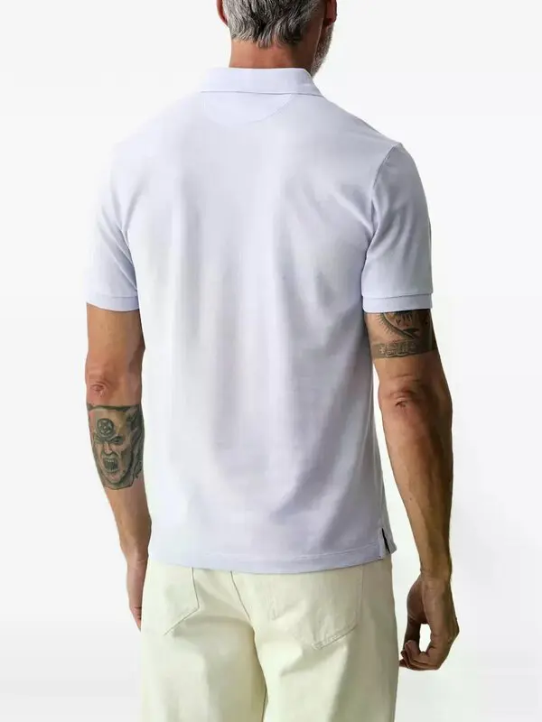 HACKETT LONDON Logo-embroidered Polo Shirt - Purple