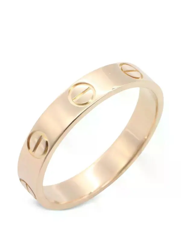 Cartier 18k Rose Gold Love Ring - Pink