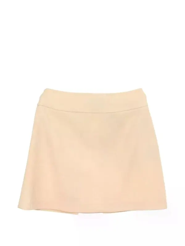 Gucci 2010s Horsebit Detail Wool Skirt