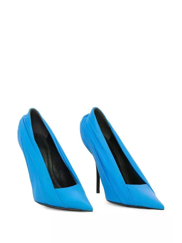 Balenciaga Draped Pointed-toe Pumps