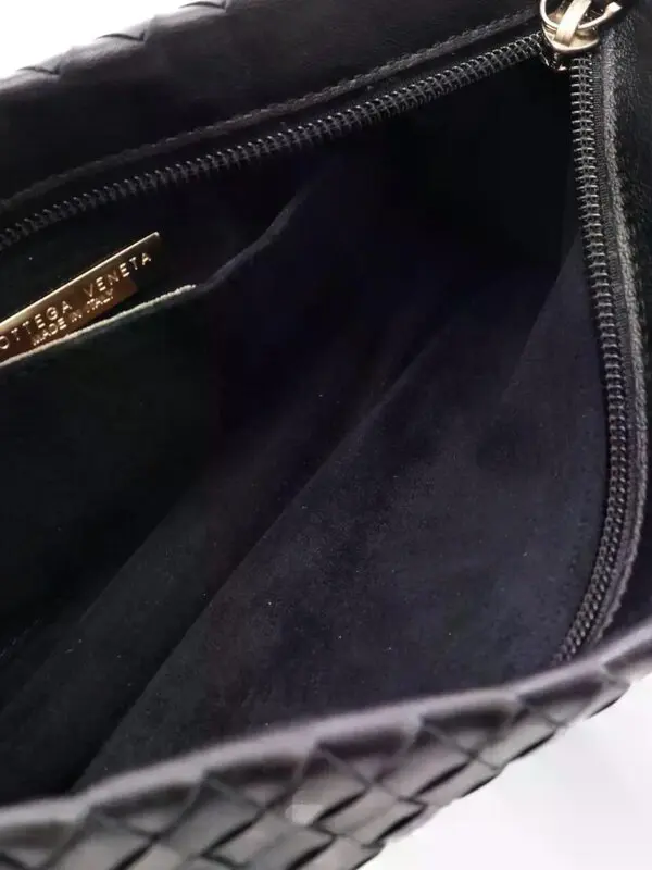 Bottega Veneta 2000s Intrecciato Leather Shoulder Bag