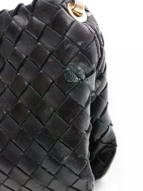 Bottega Veneta 2000s Intrecciato Leather Shoulder Bag