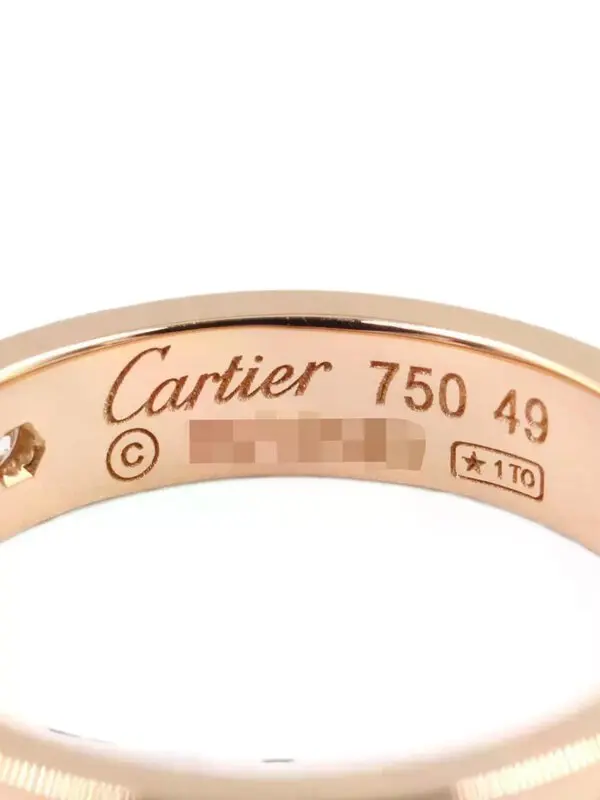 Cartier 2010s Mini Love Diamond Ring