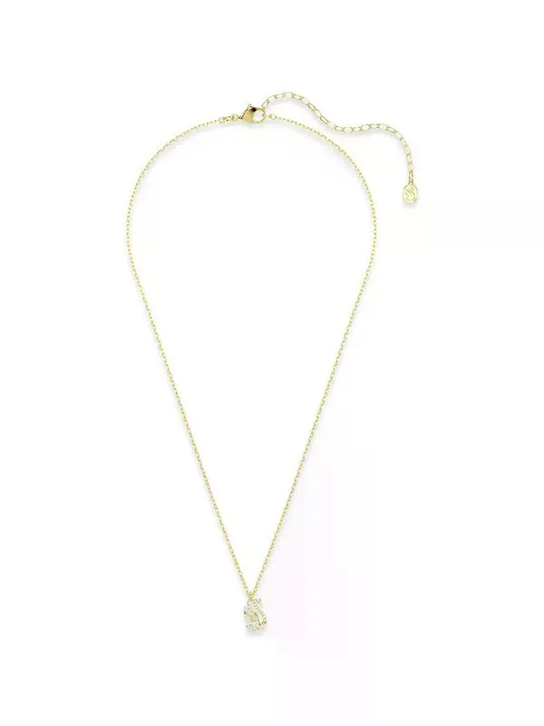 SWAROVSKI Swan Pendant Necklace - Gold