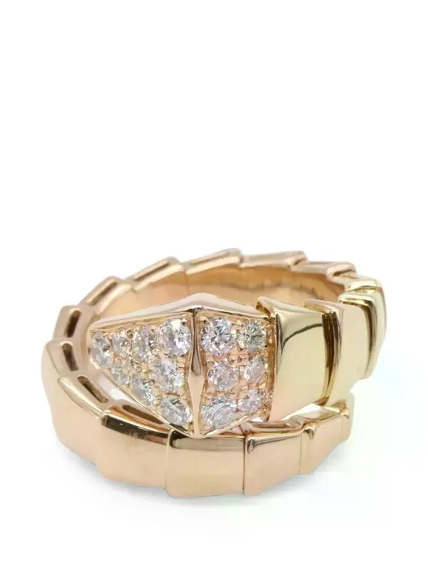 BVLGARI 2010s Serpenti Viper Diamond Ring