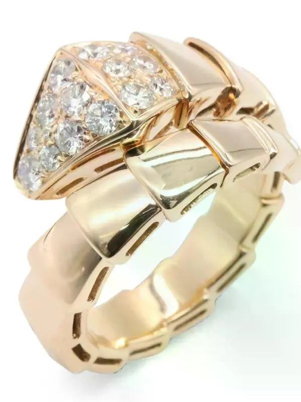 BVLGARI 2010s Serpenti Viper Diamond Ring