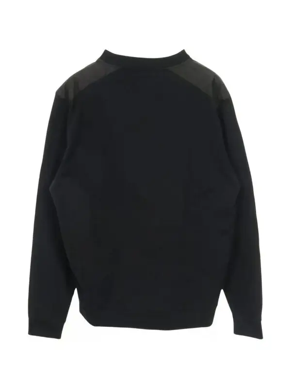 Prada 2010s Triangle-logo Sweatshirt - Black