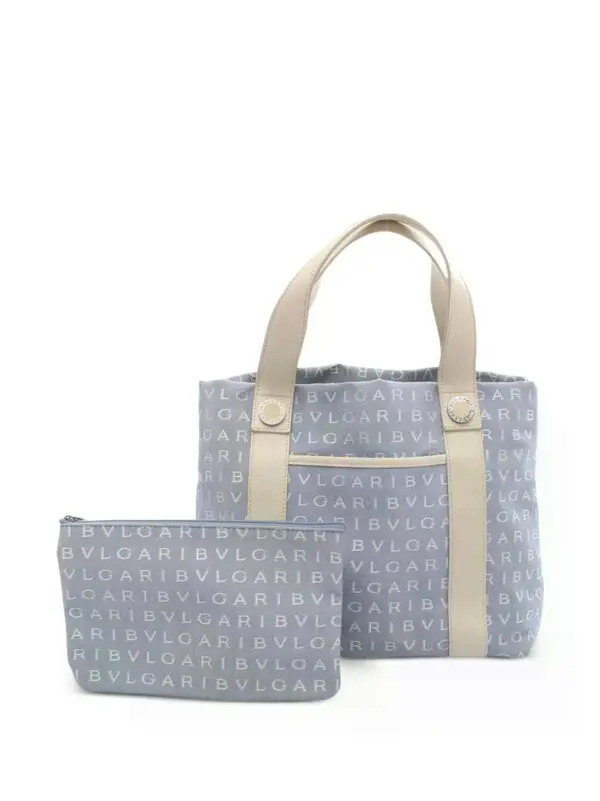 BVLGARI Logomania Tote Bag - Blue