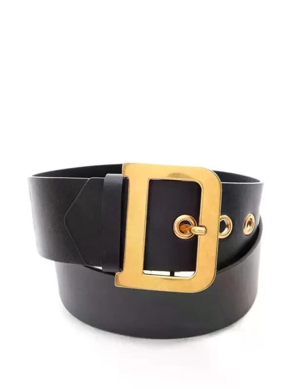 Dior 2010s D-buckle Belt - Black