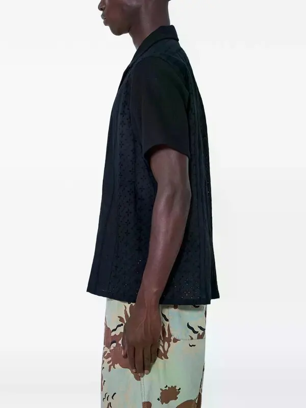 NOMARHYTHM Short-sleeve Buttoned Shirt