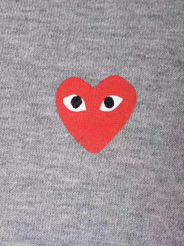 Comme Des Garçons Heart-patch T-shirt