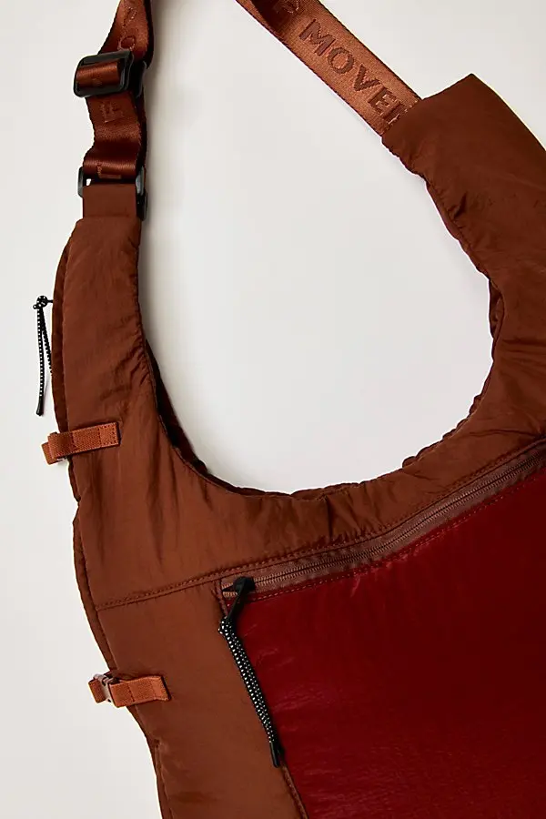 Free People Convertible Vest Tote Bag - Cherry Chocolate