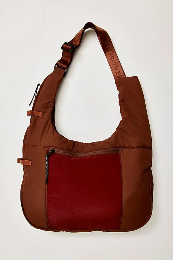 Free People Convertible Vest Tote Bag - Cherry Chocolate