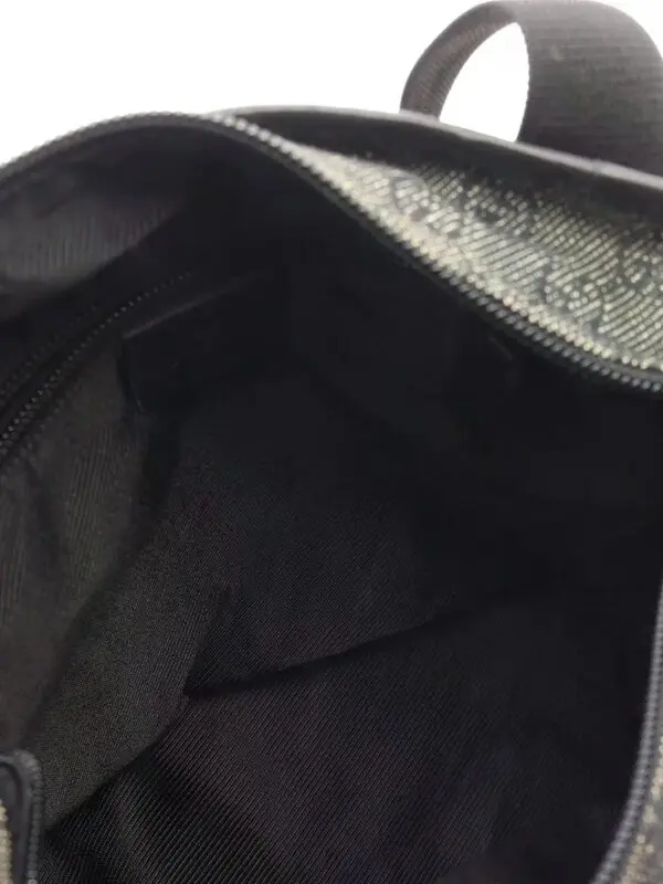 Gucci Gg Canvas Shoulder Bag - Black