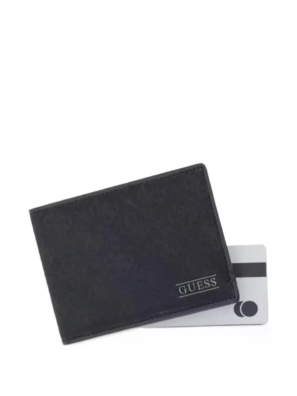 Guess Monogram-pattern Bifold Wallet