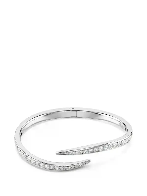 SWAROVSKI Crystal-embellished Bangle Bracelet - Silver
