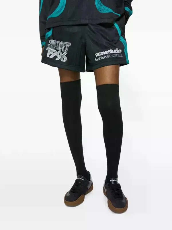 Acne Studios Casual Graphic Shorts