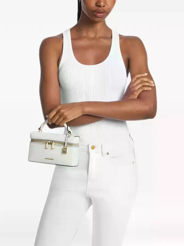Michael Kors Mini Jana Leather Cross Body Bag
