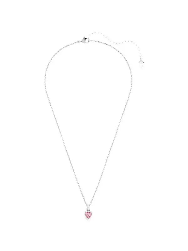 SWAROVSKI Heart-pendant Necklace - Silver