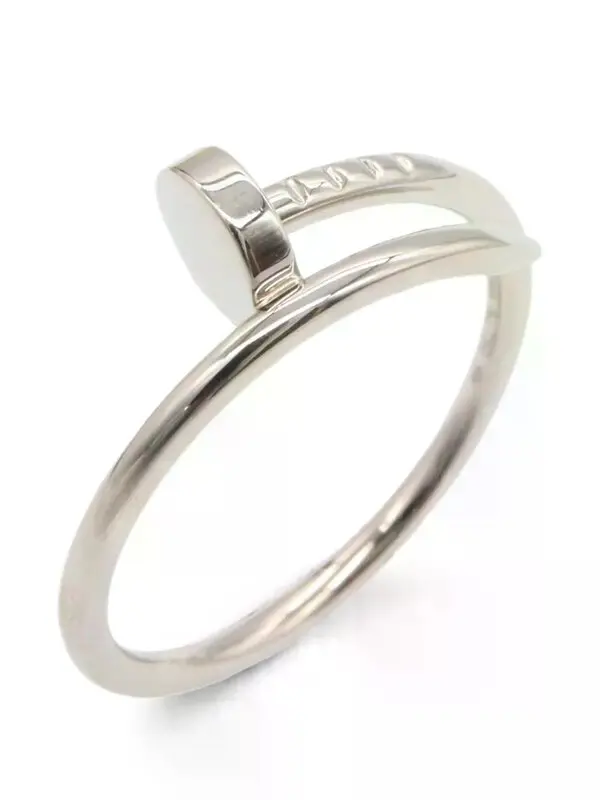 Cartier 18k White Gold Juste Un Clou Ring - Silver