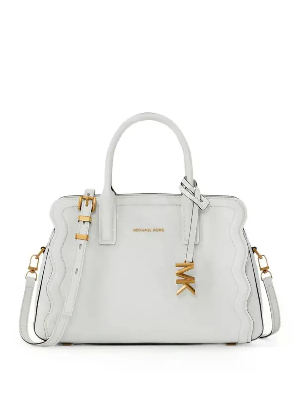 Michael Kors Extra-small Laila Leather Tote Bag - White