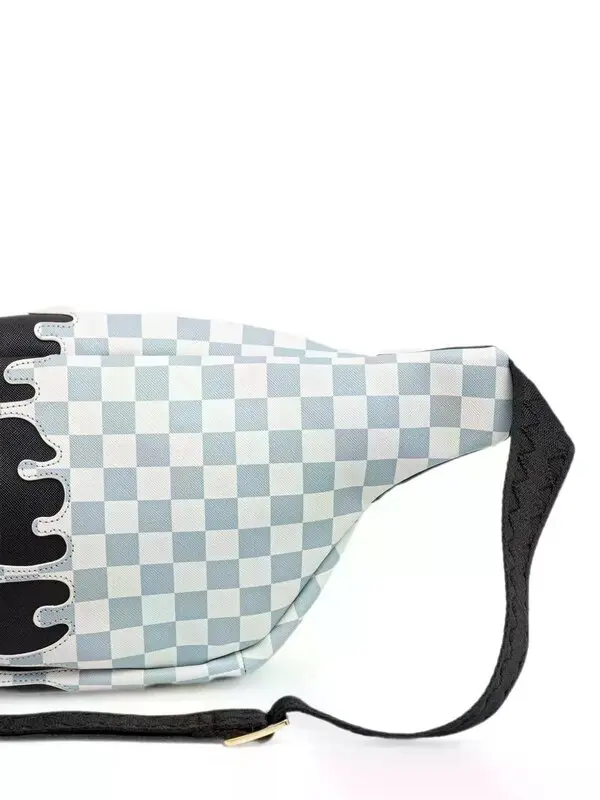 SPRAYGROUND Checkered Shark-motif Belt Bag
