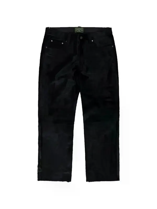 DENIM TEARS Calf-hair Trousers - Black