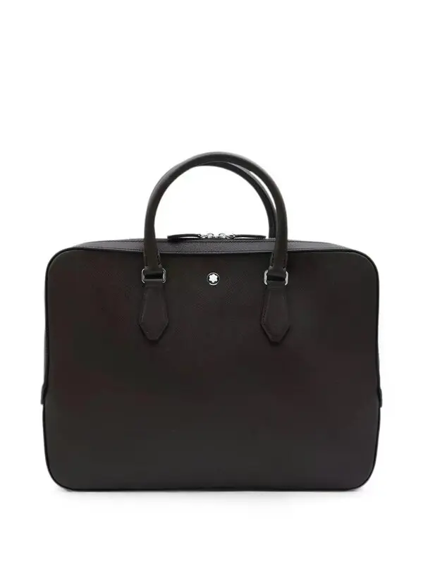 Montblanc Crosshatch-leather Briefcase