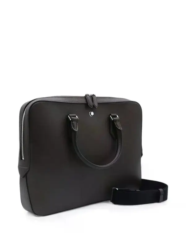 Montblanc Crosshatch-leather Briefcase