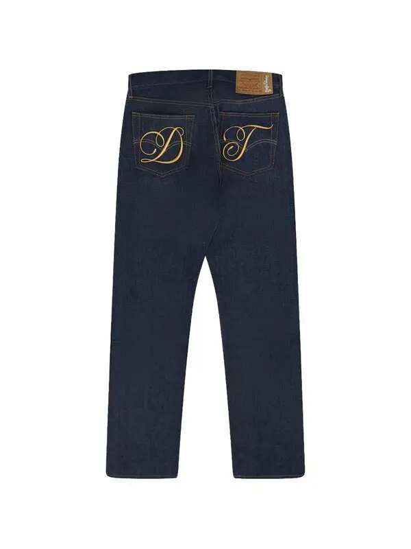 DENIM TEARS 501 Embroidered Jeans - Blue