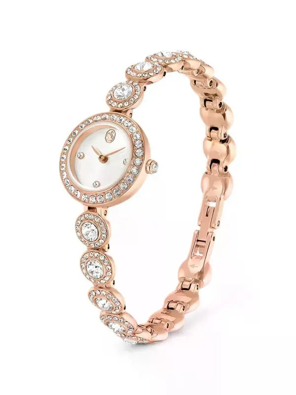 SWAROVSKI Crystal-embellished 20mm Watch With Dial And Rose Gold Tone Clasp