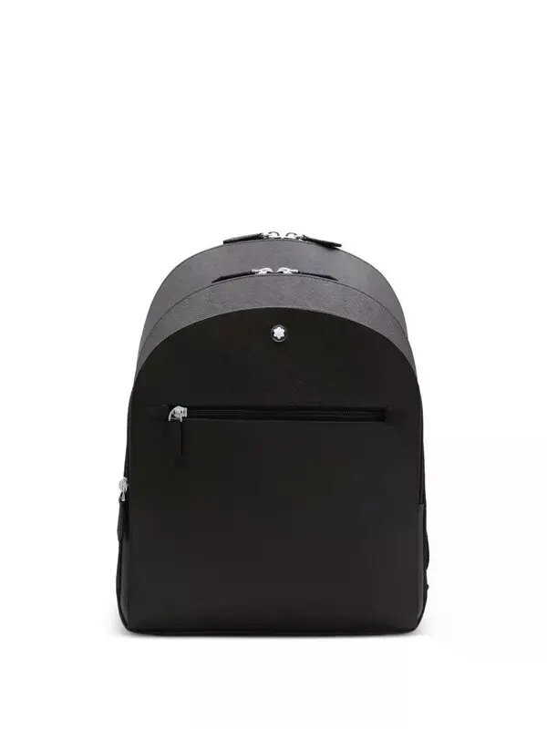 Montblanc Medium Zip-pocket Leather Backpack - Brown