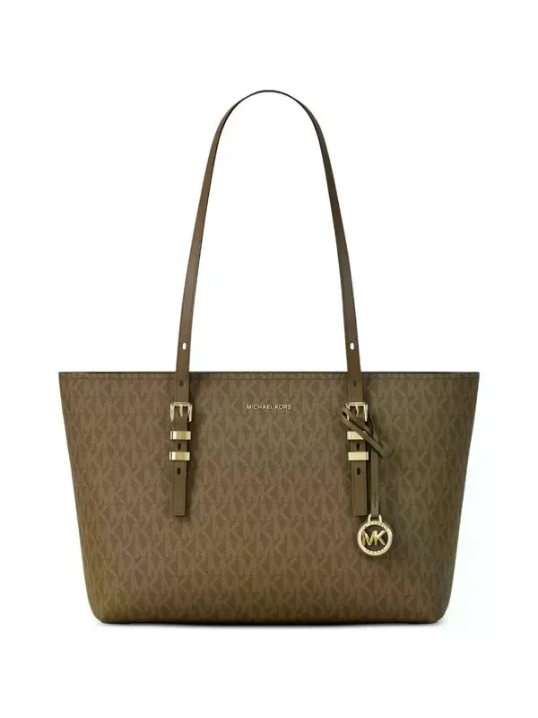 Michael Kors Quinn Monogram Tote Bag - Brown