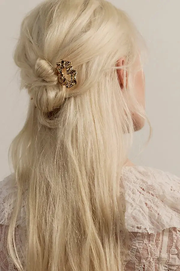 Free People Maeko Plated Hair Pin - Gold