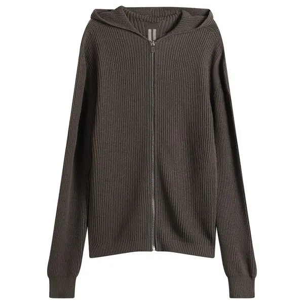 Rick Owens Zipped Hoodie - Drk Dust