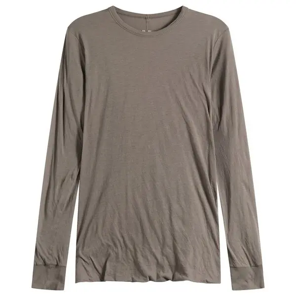 Rick Owens Double Layer Long Sleeve T-shirt - Dust
