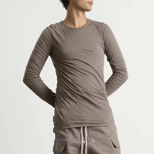 Rick Owens Double Layer Long Sleeve T-shirt - Dust