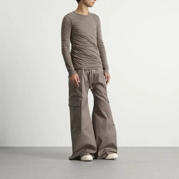 Rick Owens Double Layer Long Sleeve T-shirt - Dust